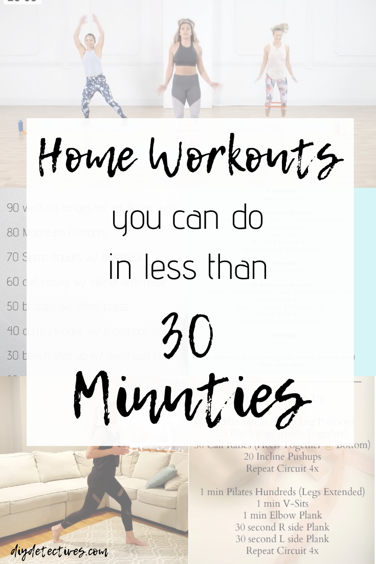 Home Workouts You Can Do in 30 Minutes